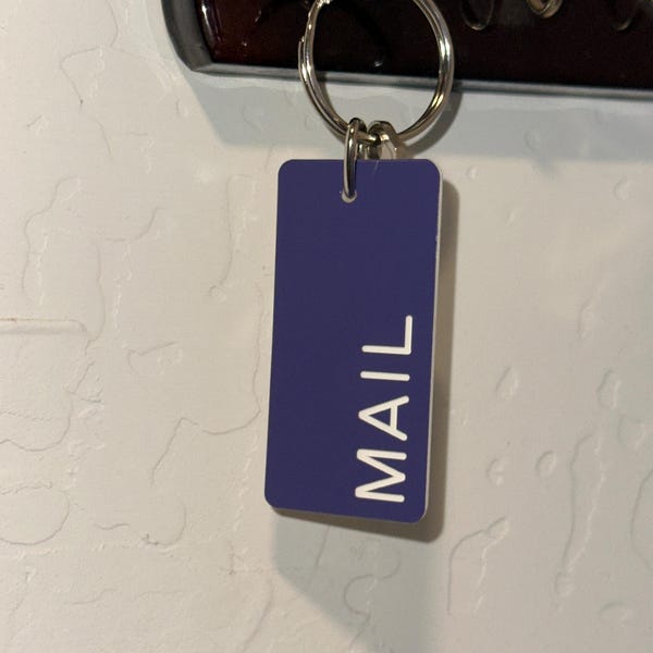 Personalized Neon Keychain Tags - Cutom - Bright Color - Backpack Tag ...