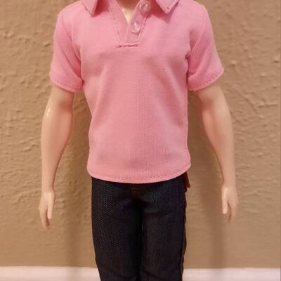 Handmade Doll Pink Polo Shirt Doll Clothes for 12 Dollscustomer Order ...
