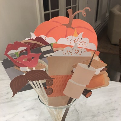 Printable Happy Fall Y'all Photo Booth Props Instant - Etsy