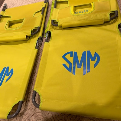 Ready to Apply Vinyl Iron on Monogram - Etsy