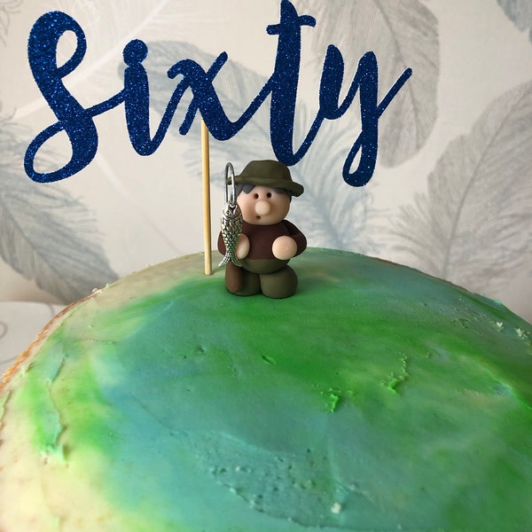 Fisherman Clay Figure Handmade Model - Etsy UK