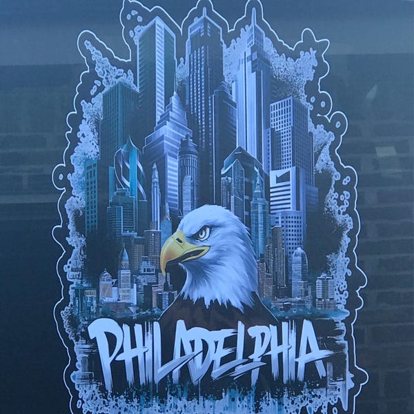 Philly Phanatic Sticker Decal- Philly Sports Team Sticker Philadelphia ...