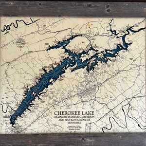 Donnell Lake Map, Wood Lake Map, Custom Lake Map, Custom Lake Sign ...