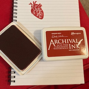 Stamp Ink Pad, Ranger Archival Dye Rubber Stamp Ink, Available in 30 ...