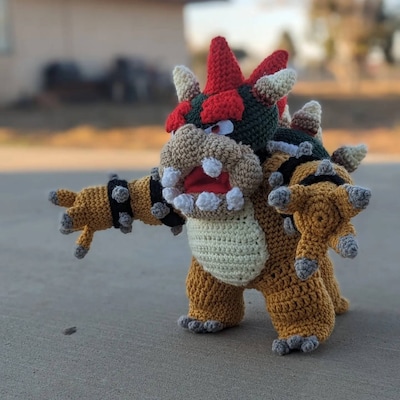 Bowser Crochet Pattern Amigurumi PDF ENGLISH Instructions Only - Etsy