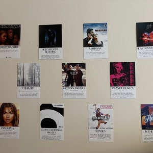 50 PCS Printed & Shipped Movie Poster Set Popular Cult Aesthetic ...