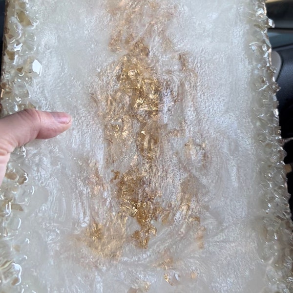 Design Your Own Tray, Custom Tray, Handmade Epoxy Resin Tray With Glass ...