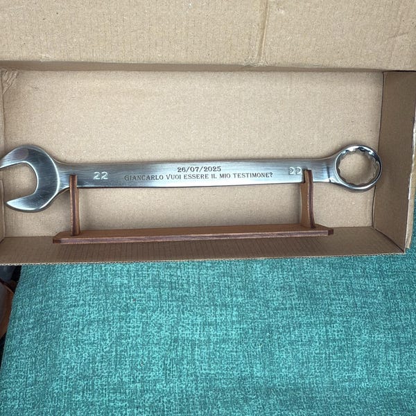 Personalized Wrench, Custom Engraved Spanner, Best Gift for Dad ...
