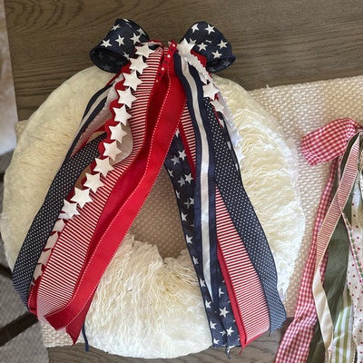 Patriotic 4th of July Ribbon Set, 4th of July Ribbon Bundle, Red White ...