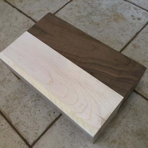 Modern Wood Step Stool by CW Furniture Footstool Custom Handmade ...