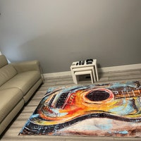 3D Water Rug Illusion Rugabstract&for Living Room Rugnon - Etsy