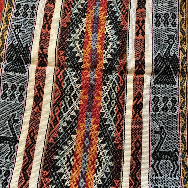 Peruvian Alpaca Shawl / Ceremony Scarf / Andean Shoulder Wrap / Fair ...