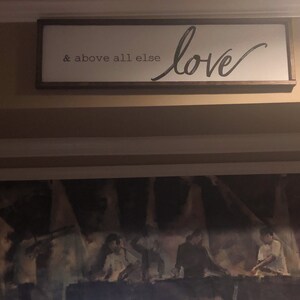 Above All Else. Above the Bed Sign FREE SHIPPING - Etsy