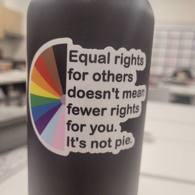 Equality Sticker, LGBTQ Pride Sticker, Equality for All, Vinyl Decal ...