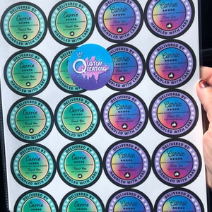 Uber Eats Delivery Stickers for Gig Workers. Custom Personalized Uber ...
