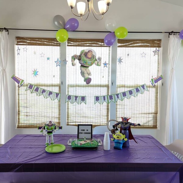 Happy Birthday Buzz Banner | Printable Banner | Instant Download ...