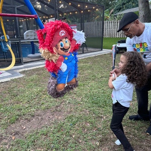 Star Piñata 21215 Mario Bros Party Supplies - Etsy