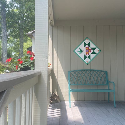 Large 3x3 Barn Quilt-enter Number Code From 2x2 Quilt Pattern Under ...