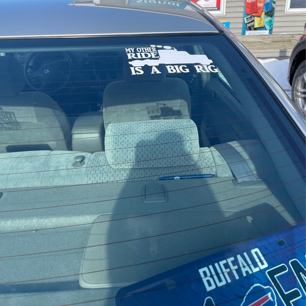 Big Rig Sticker Other Ride Decal OS 091 Trucker Semi Truck - Etsy