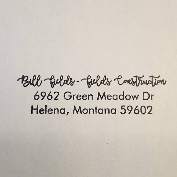 Personalized Address Stamp Return Address Stamp Self Ink Address Home ...