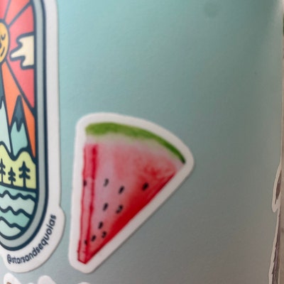 Tiny Watermelon Vinyl Sticker - Etsy
