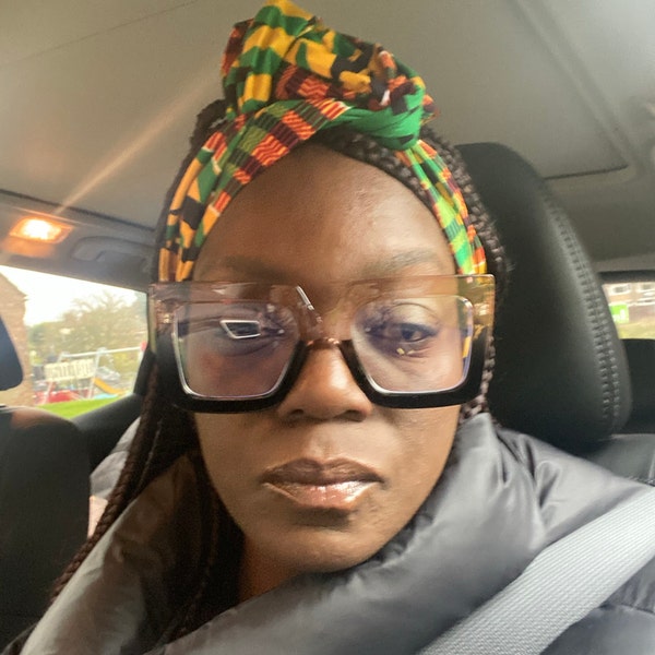 Wired Headwraps African Print Wired Headband Dread Locs Wide Twist