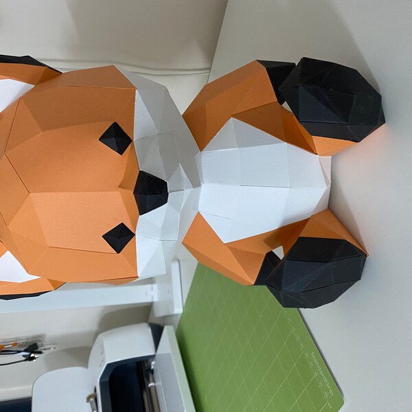 Husky Dog Papercraft, 3d Printed, DIY Craft, for Cricut or Silhouette ...