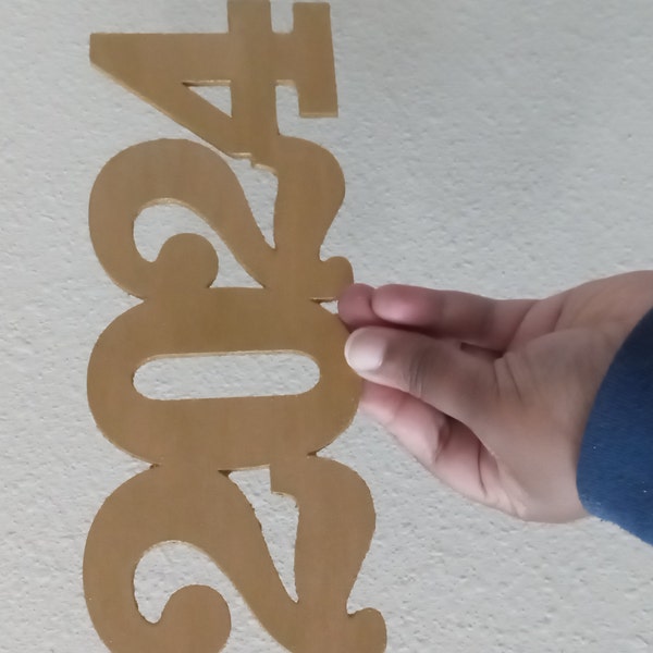 2024 Wood Graduation Sign, Graduation Party Decor, Unfinished Wooden ...