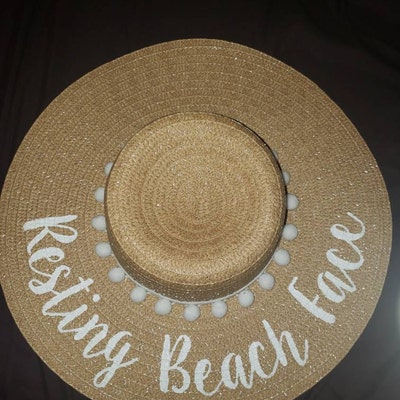 Custom Beach Hat / Beach Hat / Beach Hats / Personalized Beach Hat ...