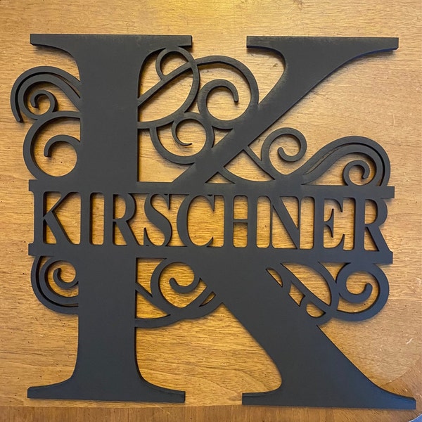 Personalized Wooden Monogram - Etsy