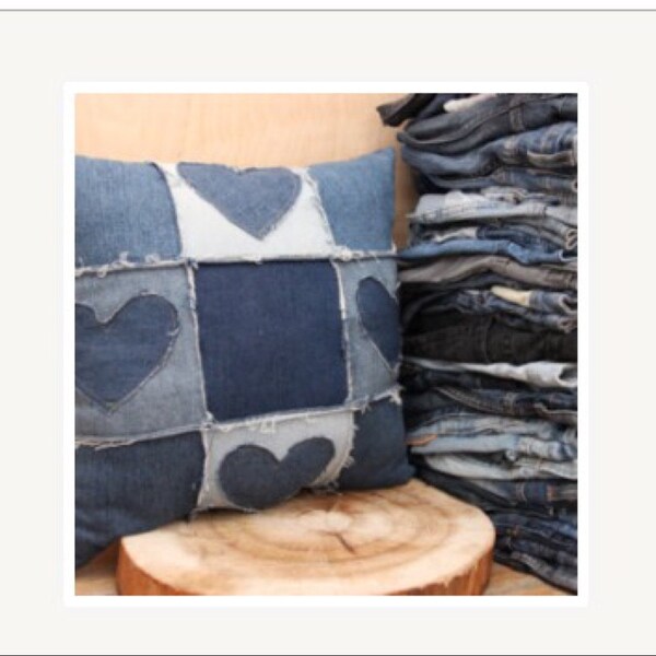 Denim Legs Scrap Bundle , Denim DIY Project Fabric , Slow Stitching ...