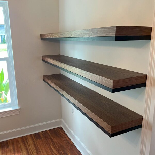 Contemporary Floating Shelves Personalized Shelf Wall Decor Fireplace ...