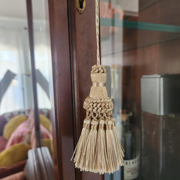 Large Vintage Tassel for Keys, Clocks, Curtains and Home Decor - Etsy