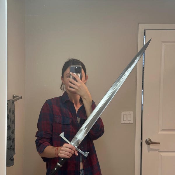 15 Inches Blade Bowie Knife, Hand Forged Bushcraft Knife, 5160 Leaf ...