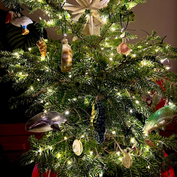 Starfish Tree Topper- Rustic Coastal Nautical Beach Christmas Ornament ...