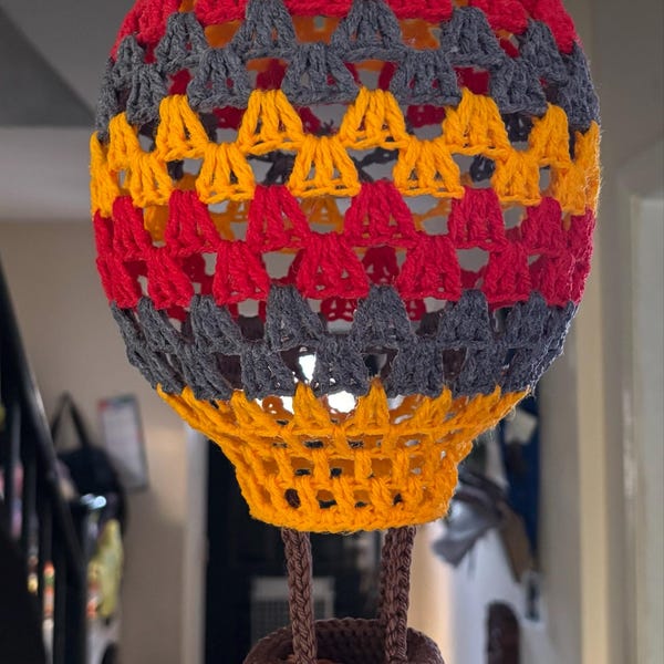 Hot Air Balloon Lamp Crochet Pattern - Etsy