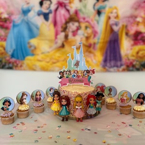 Custom BEBEFINN Cake Topper /12 Cup Cake Toppers Party Decorations ...