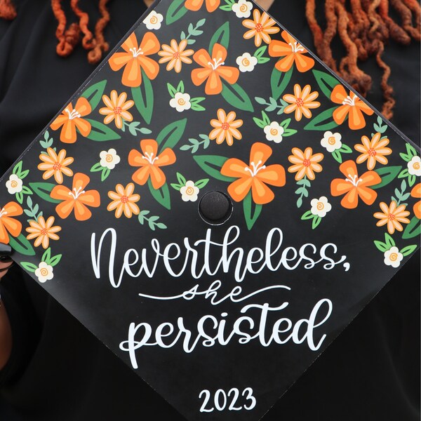 Grad Cap Topper Graduation Gift Tassel Custom Grad Quote Grad Cap ...