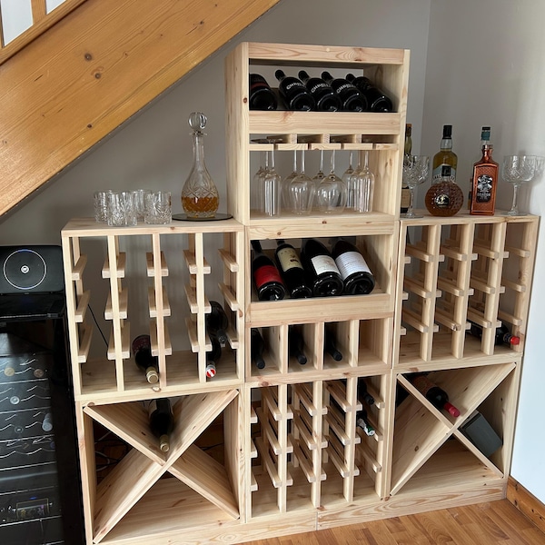 Modular Bespoke Wine Cellar Racks / Wine Storage - Etsy UK
