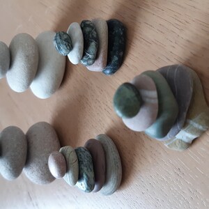 Pebble & Sea Glass Balancing Sculpture Genuine Sea Glass Cairn, Zen ...