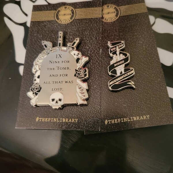 Nine for the Tomb – Gideon the Ninth Inspired Enamel Pin - Etsy