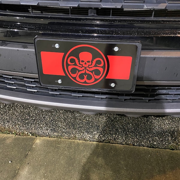 Hail Hydra Custom License Plate Vanity Plate Car Tag - Etsy