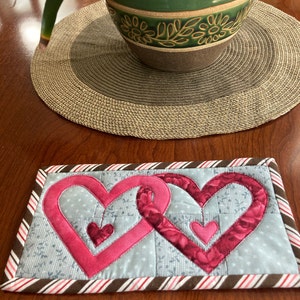 Log Cabin Cross Mug Rug Pattern | Etsy