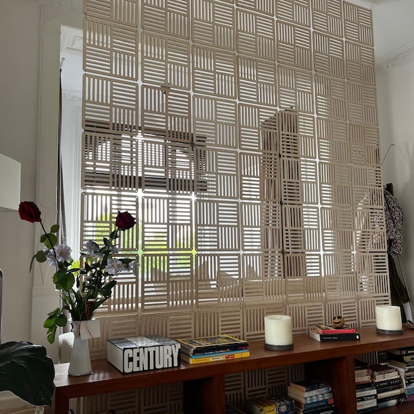 Interior Partition, Modular Wall Panels Screen, Wooden Decoratives ...