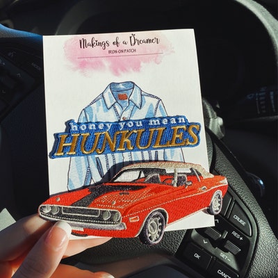 AMERICAN MUSCLE CAR Patch Iron-on Embroidered Applique Car Automobile ...