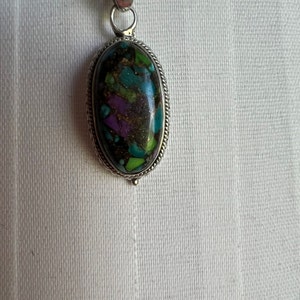 Tibetan Turquoise Rectangle Shape Stone Solid 925 Sterling - Etsy