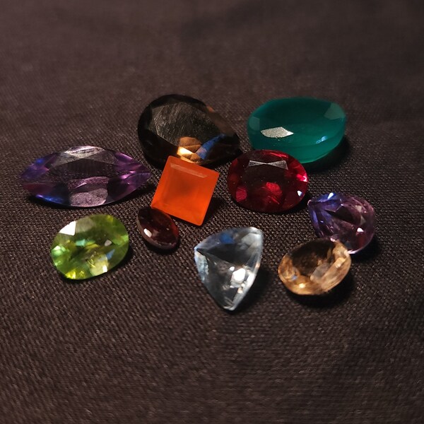 Gemstones Loose Natural Gemstones 50 Carat Mix Mixed Gemstones Lot ...