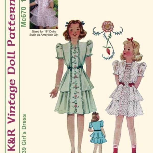 Vintage 1998 Simplicity 8460 Pattern UNCUT Doll Clothes for 18 Magic ...