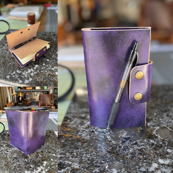 Field Notes Notebook Cover PDF Pattern: DIY Leather Journal With a ...