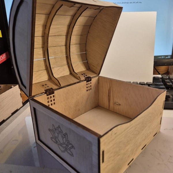 Keepsake Box, FILES for Laser Cut Memory Box Svg, Wood Box for Gift ...